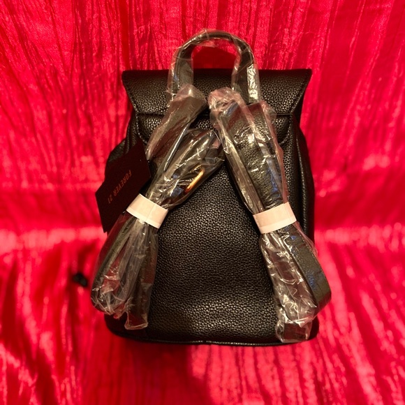 Forever 21 | Bags | Forever 2 Faux Leather Black Mini Backpack Nwt ...